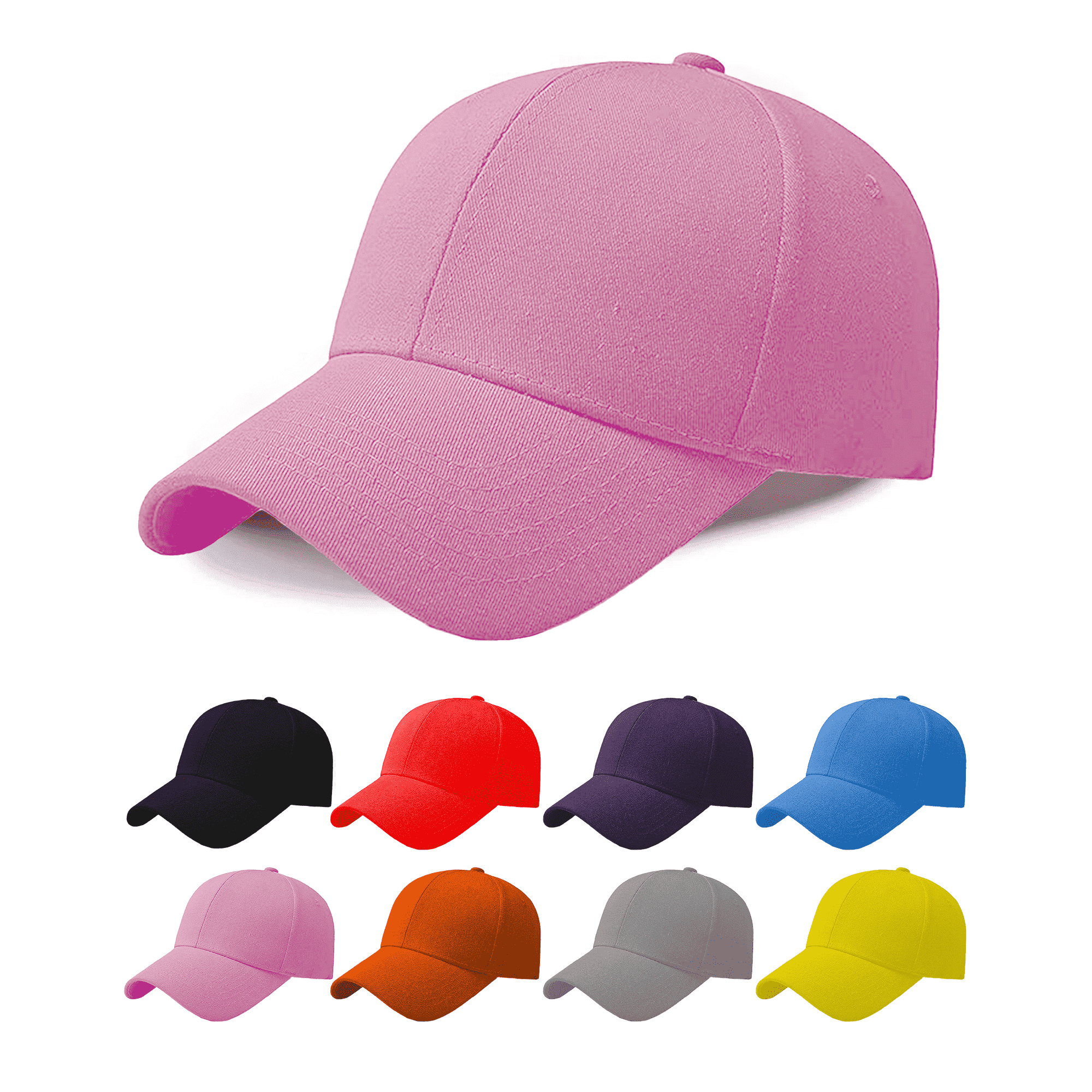 Baseball Cap for Kids-Adjustable Washed Cotton Golf Toddler Hat for ...