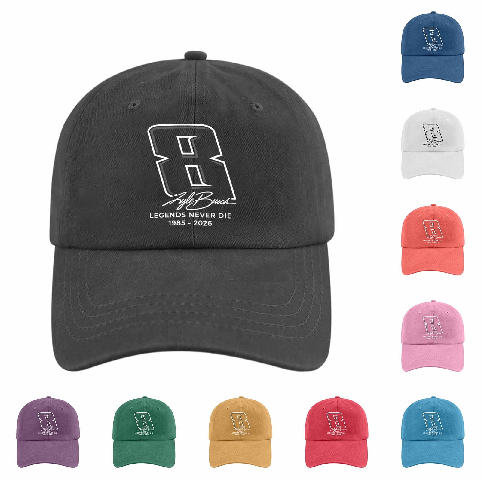 Baseball Cap for Men Women Kyle_busch Team Collection Trucker Hat ...