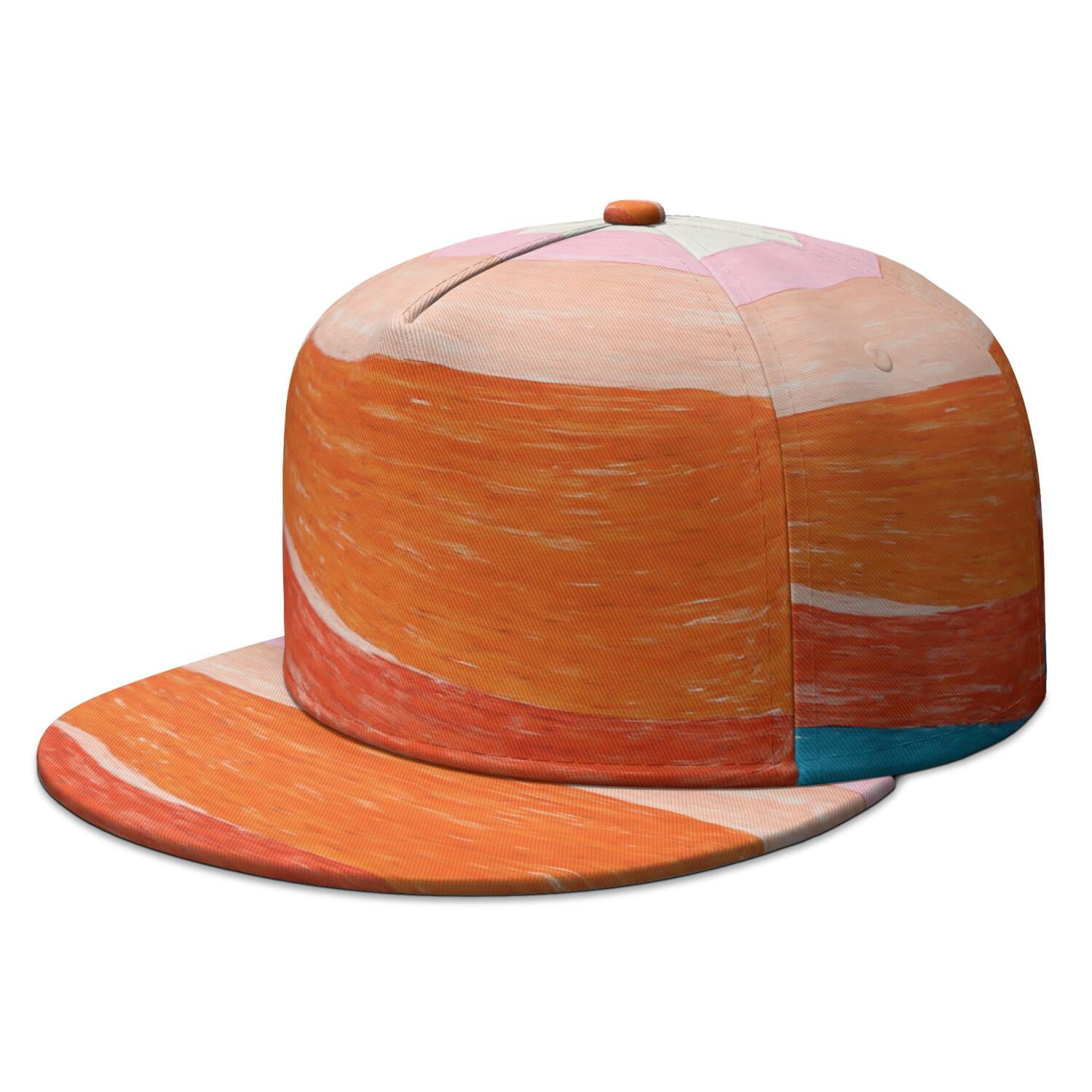 Baseball Cap for Men Women,abstract Geometry Colorful Lat Brim Cap ...