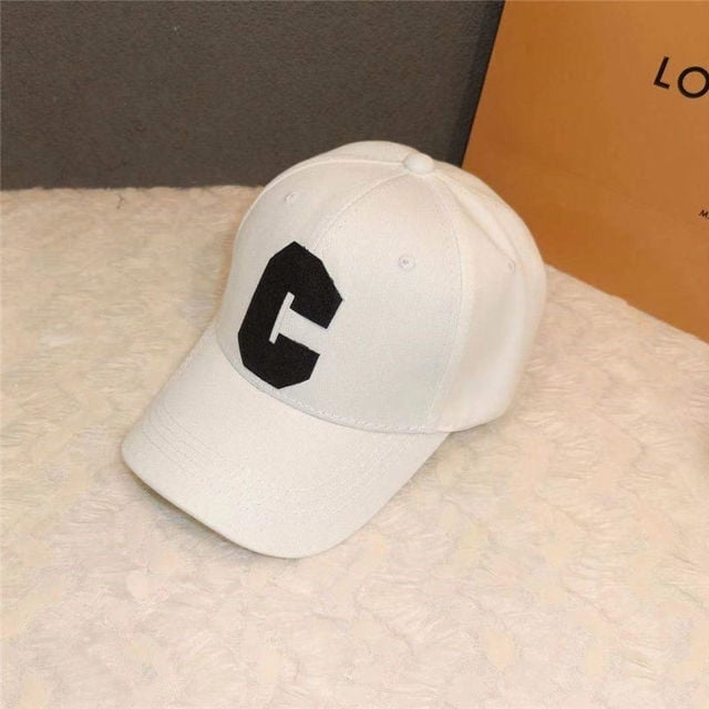 Baseball Cap for Women Cotton Soft Embroidery Letter C Summer Caps for ...
