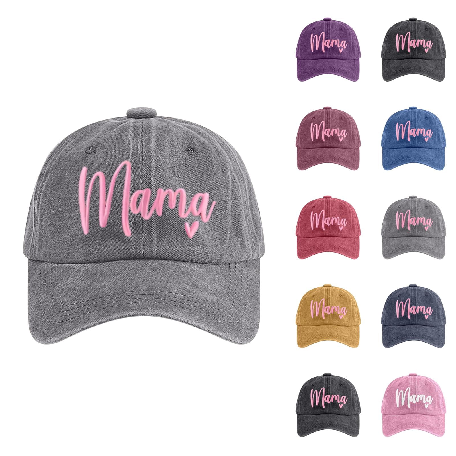 Baseball Cap for Women Trucker Hat Mama Hats for Women Funny Adjustable ...