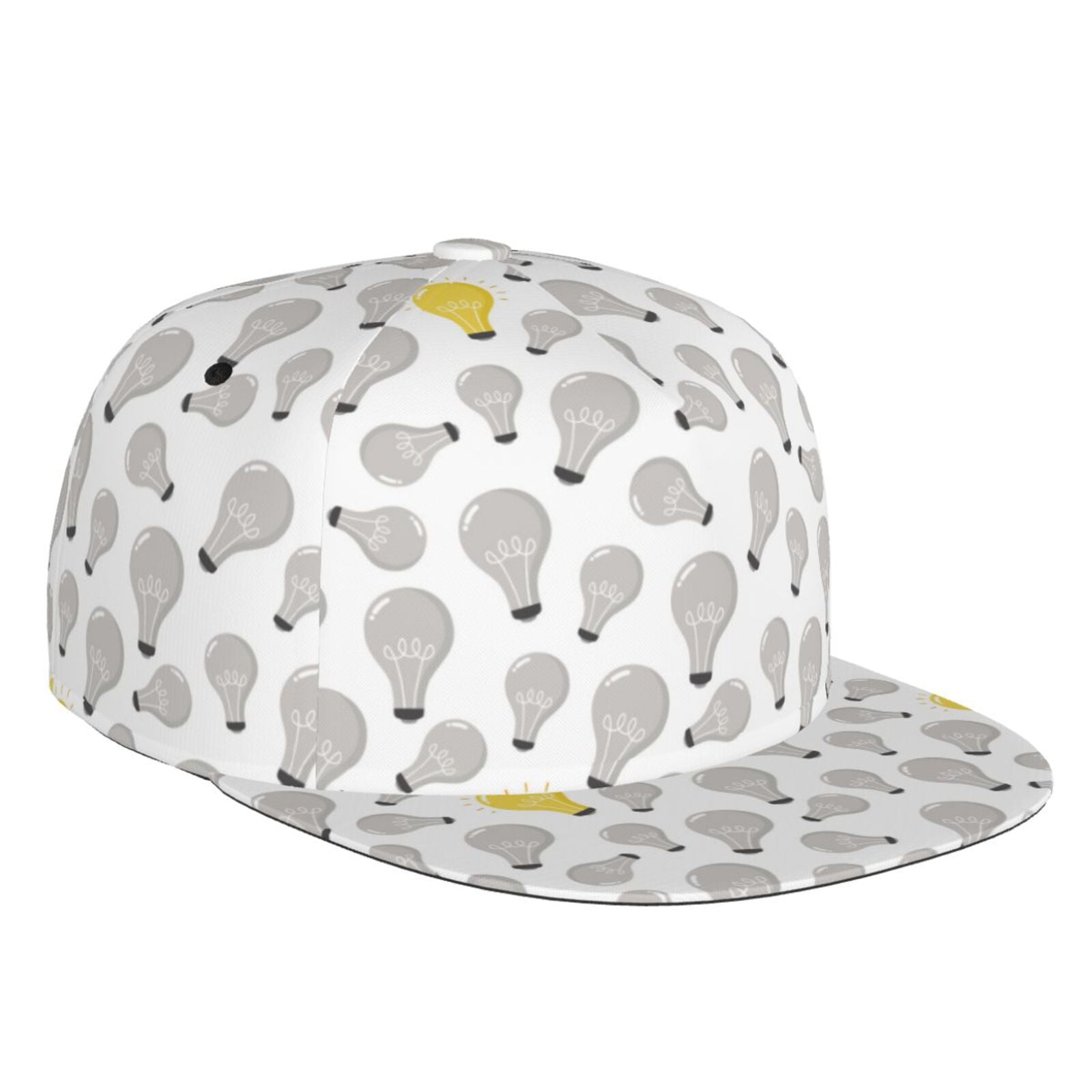 Baseball Cap - grey Light Bulb Pattern Hats for Men/Women Low Profile ...