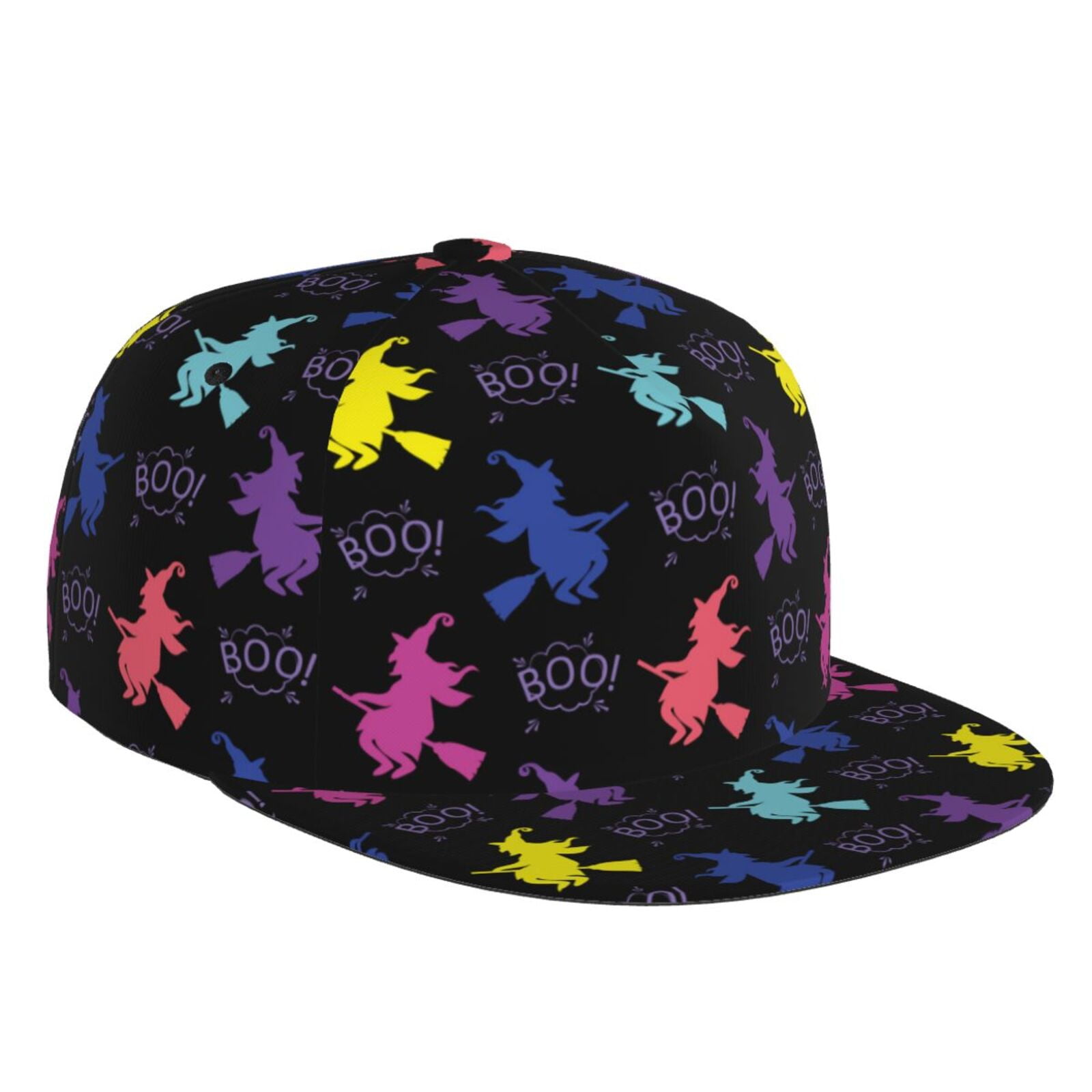 Baseball Cap - halloween boo witch colorful Hats for Men/Women Low ...