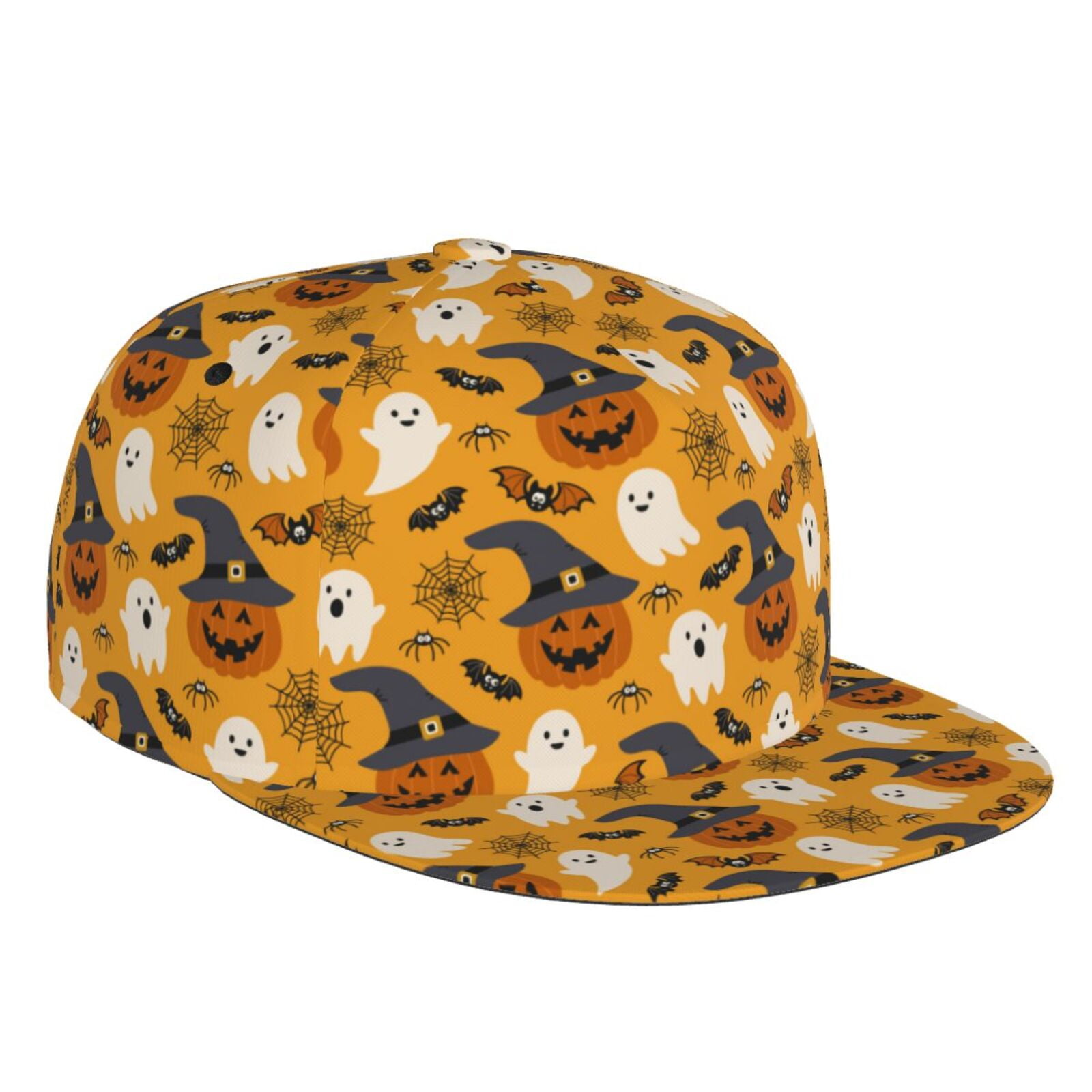 Baseball Cap - halloween pumpkin spider web ghost Hats for Men/Women Low Profile Adjustable ...