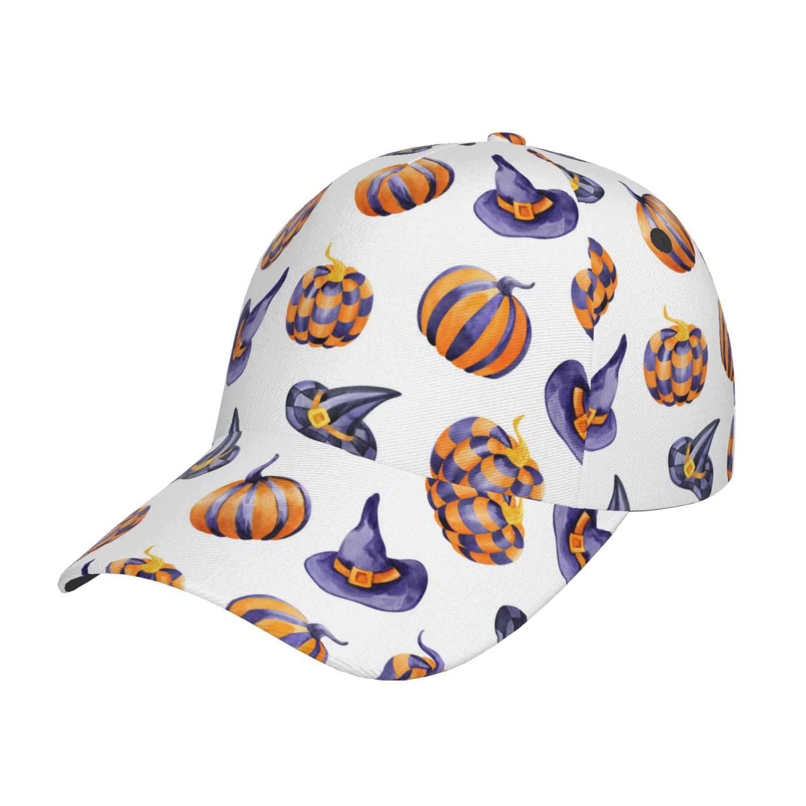Baseball Cap - halloween pumpkins hat print Adjustable Size Hats for ...