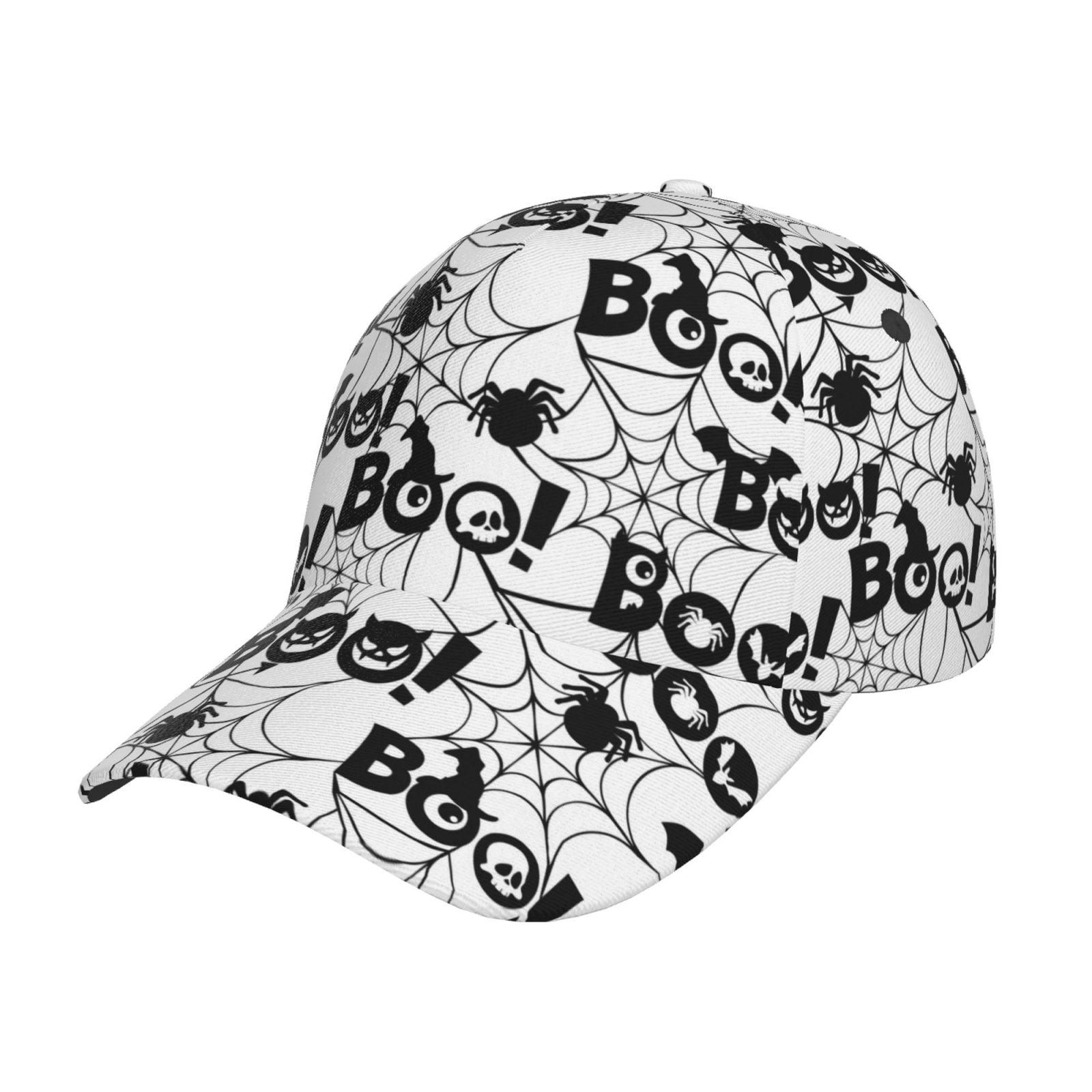 Baseball Cap, halloween spiders web Trucker Hats Women Dad Hat for ...