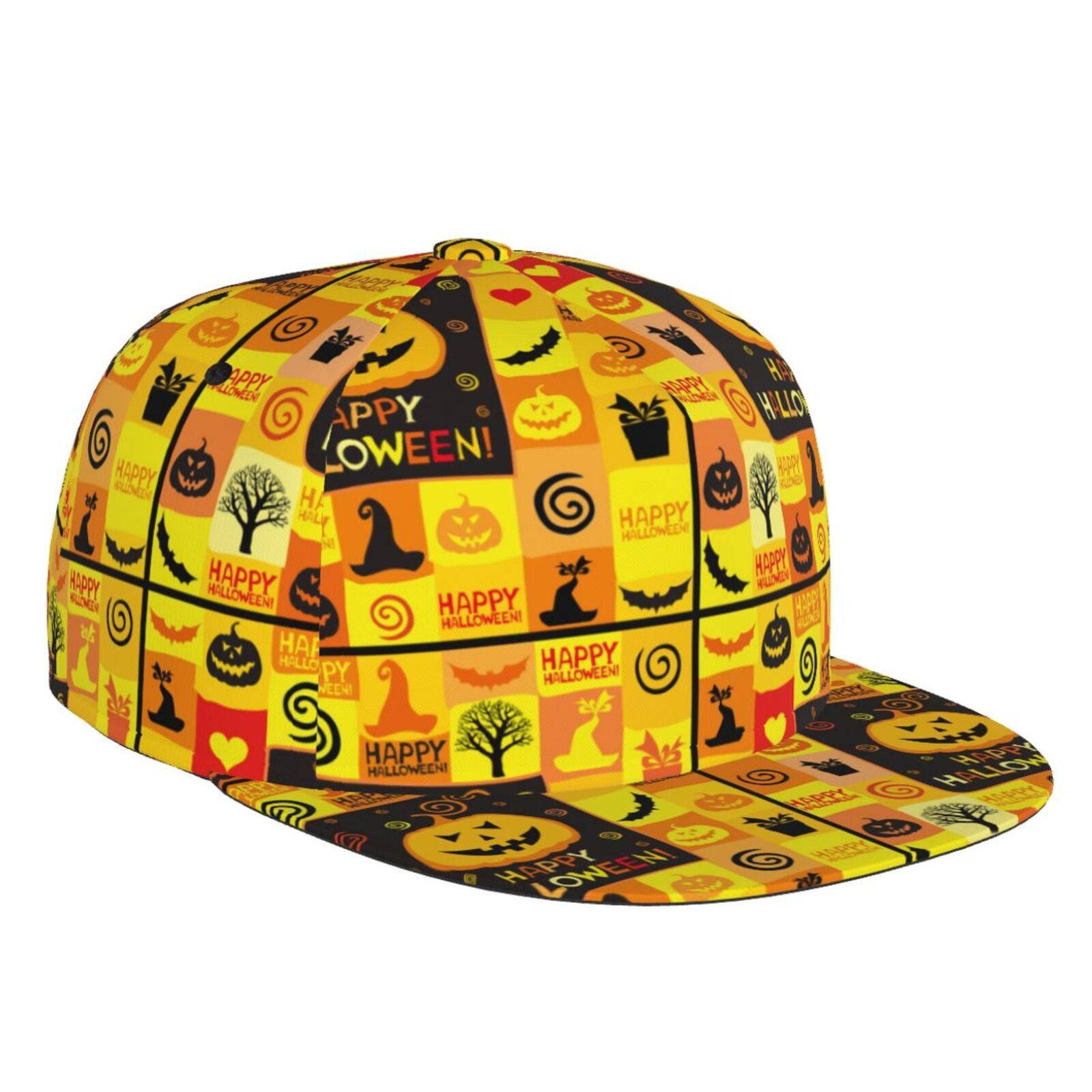 Baseball Cap - happy halloween elements Hats for Men/Women Low Profile ...