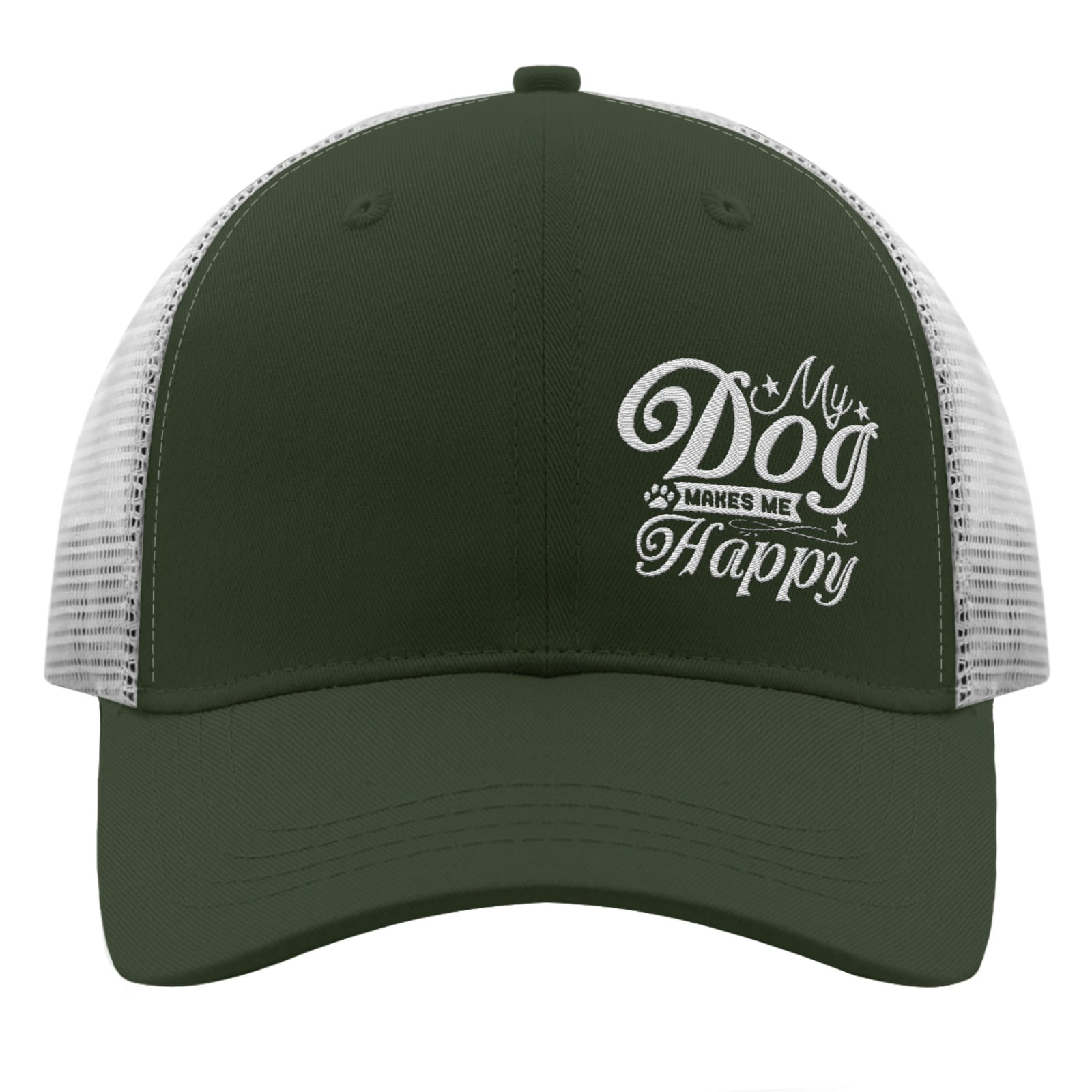 Baseball Cap my dog make me happy Embroidery Dad Hats for Women Casual ...