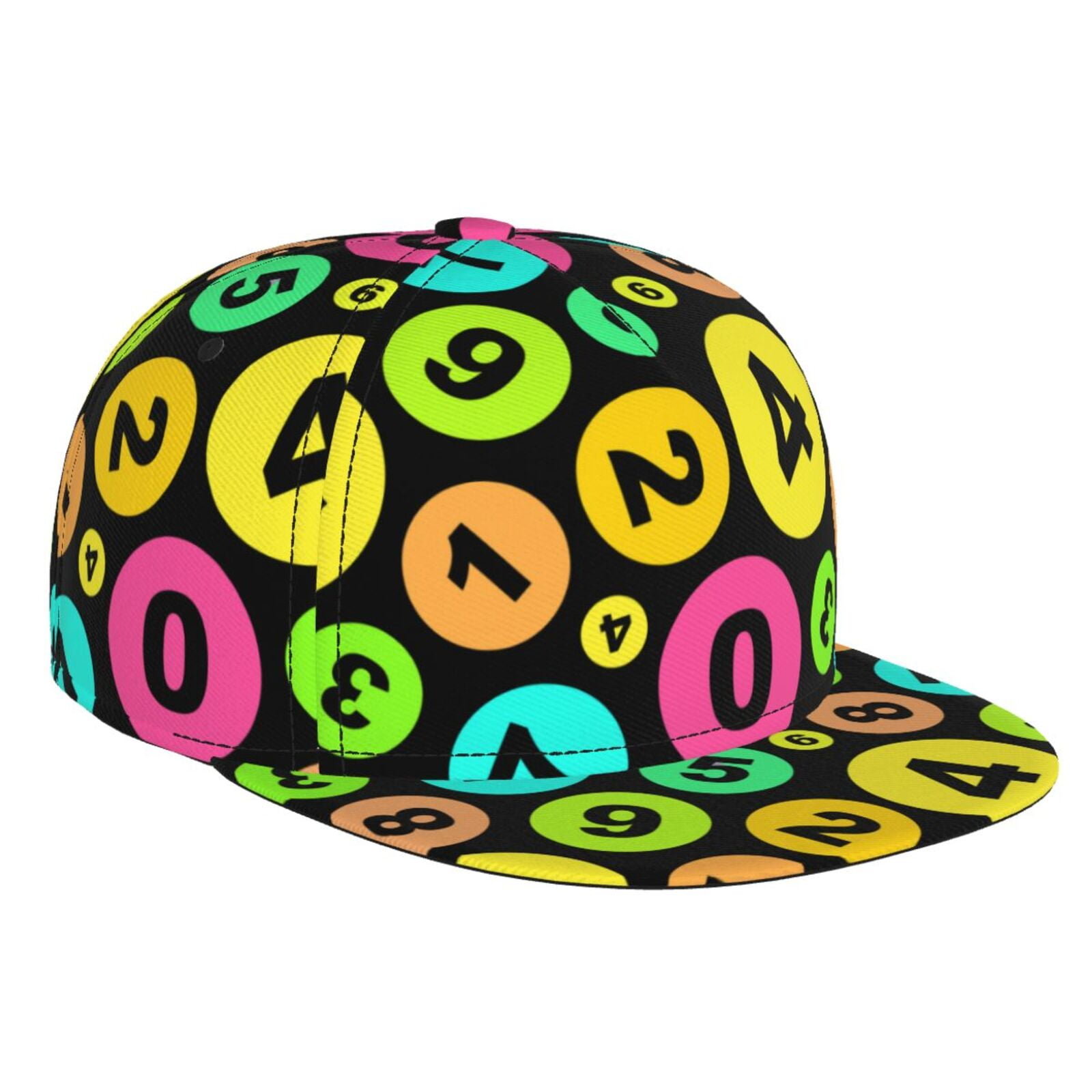 Baseball Cap - number colorful Math Print Hats for Men/Women Low ...