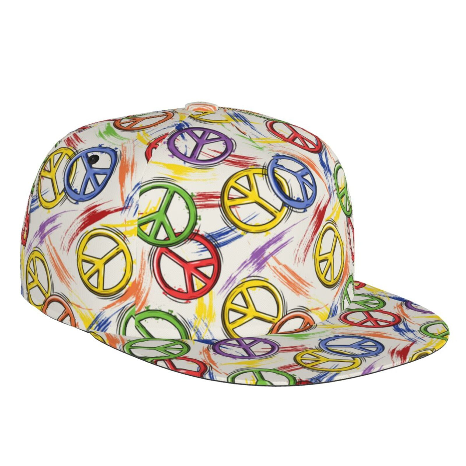 Baseball Cap - peace sign hippie style Hats for Men/Women Low Profile ...