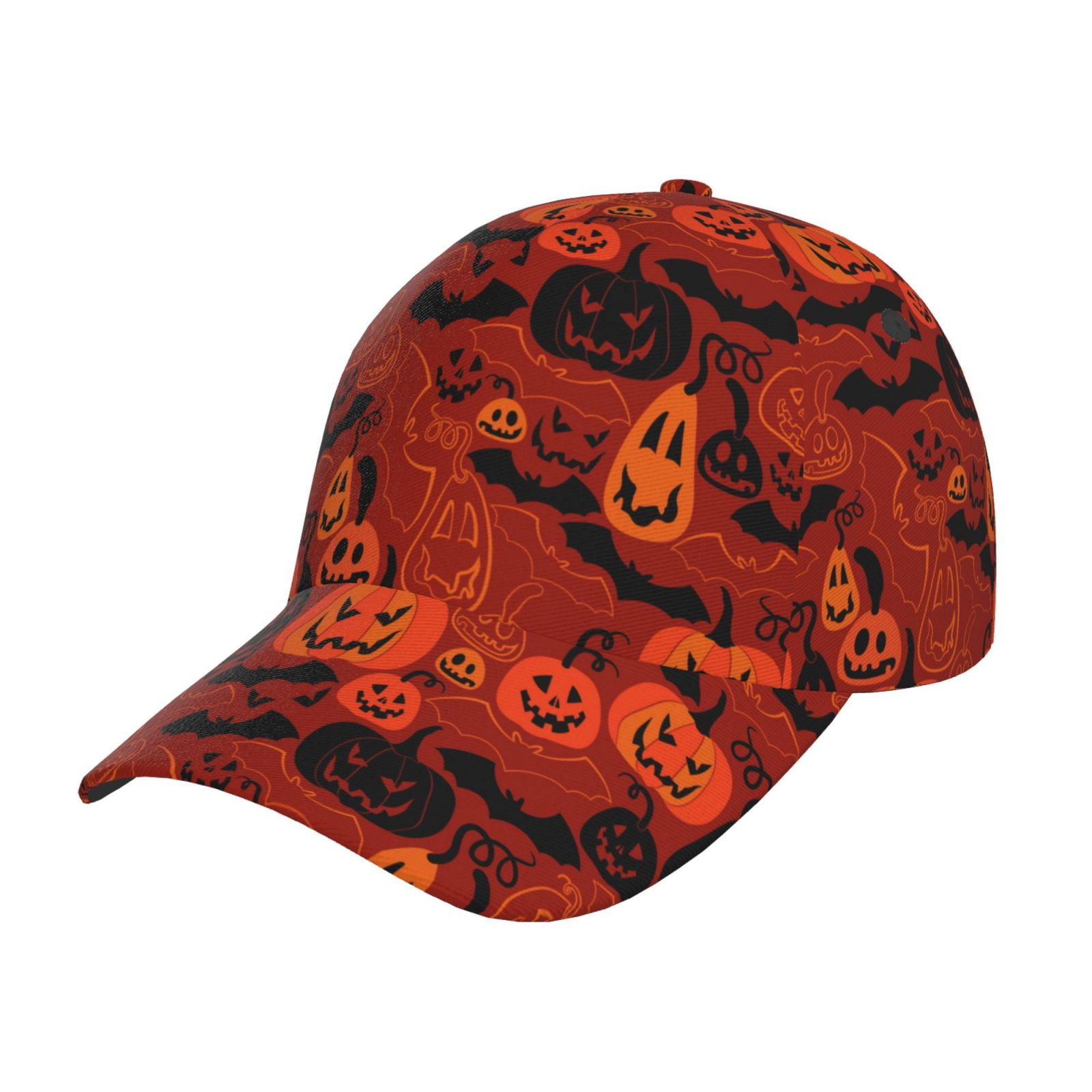 Baseball Cap - pumpkin halloween bat Hats for Men Women Low Profile ...