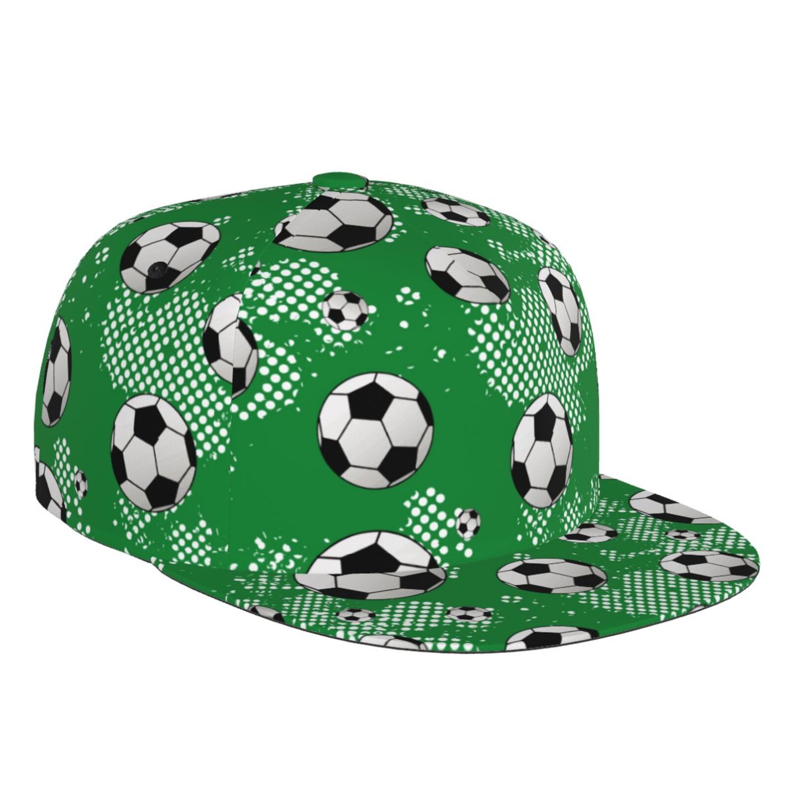 Baseball Cap - soccer balls Cute green Hats for Men/Women Low Profile ...