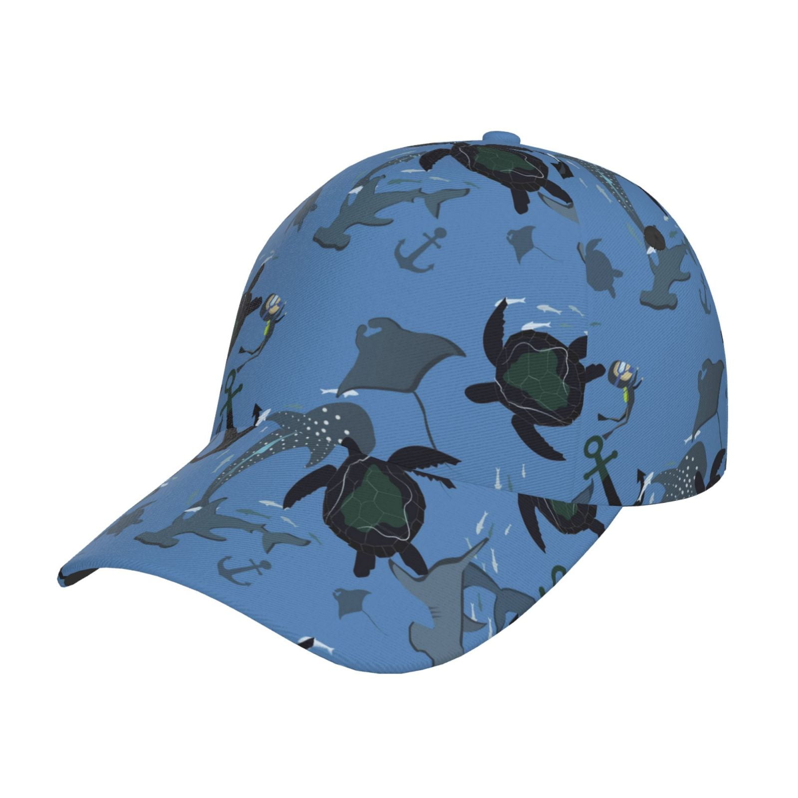 Baseball Cap, stingrays Hammerhead shark anchor Trucker Hats Women Dad ...