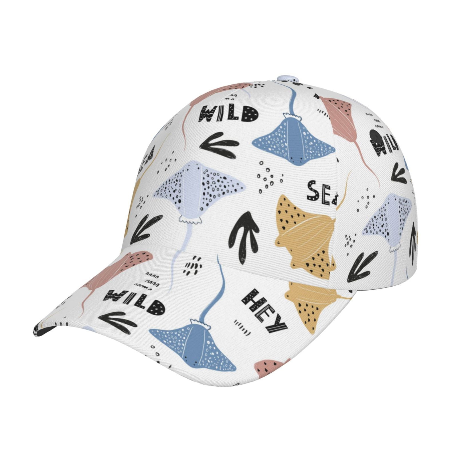 Baseball Cap - stingrays scandinavian style cute Adjustable Size Hats ...