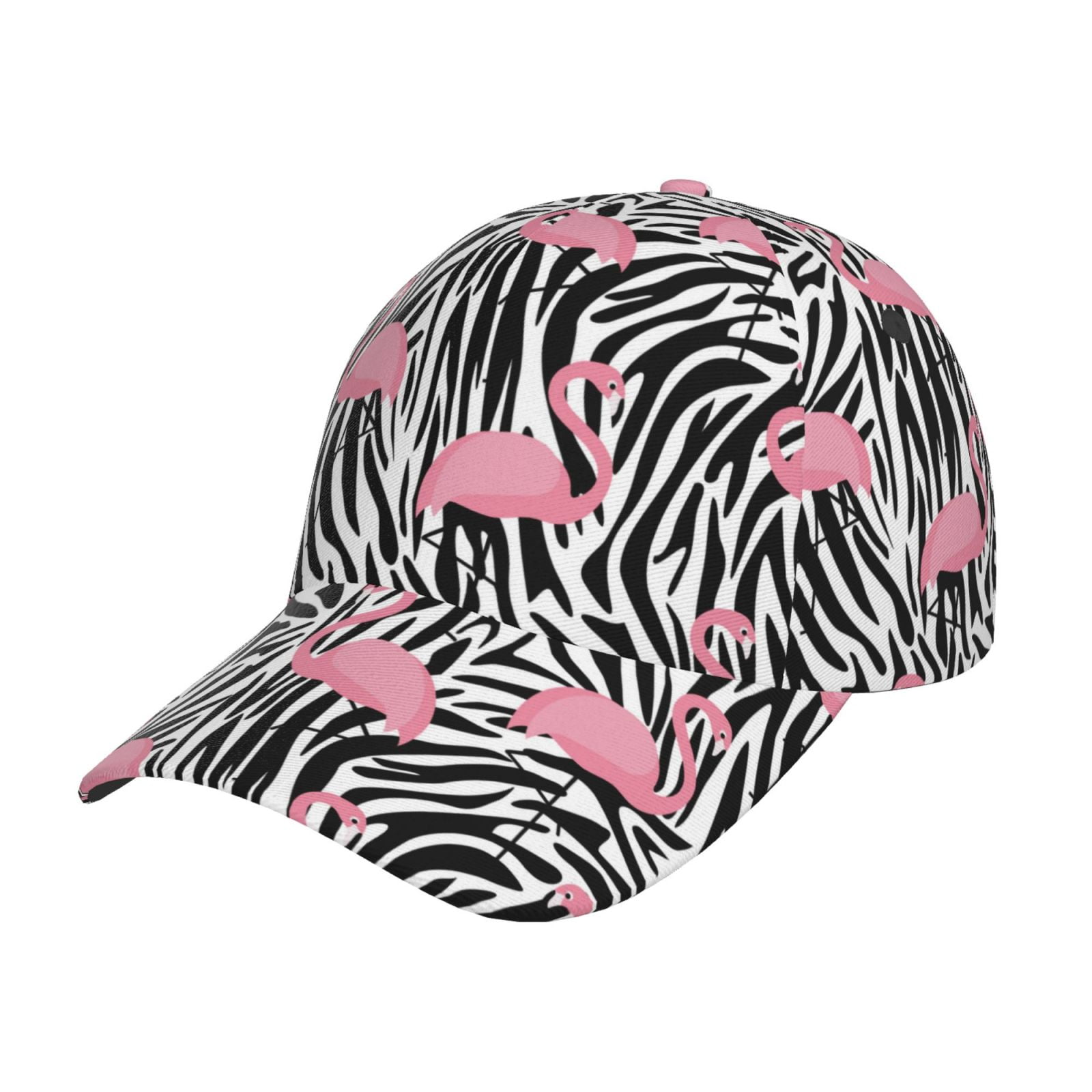 Baseball Cap - trendy flamingos zebra print Hats for Men Women Low ...
