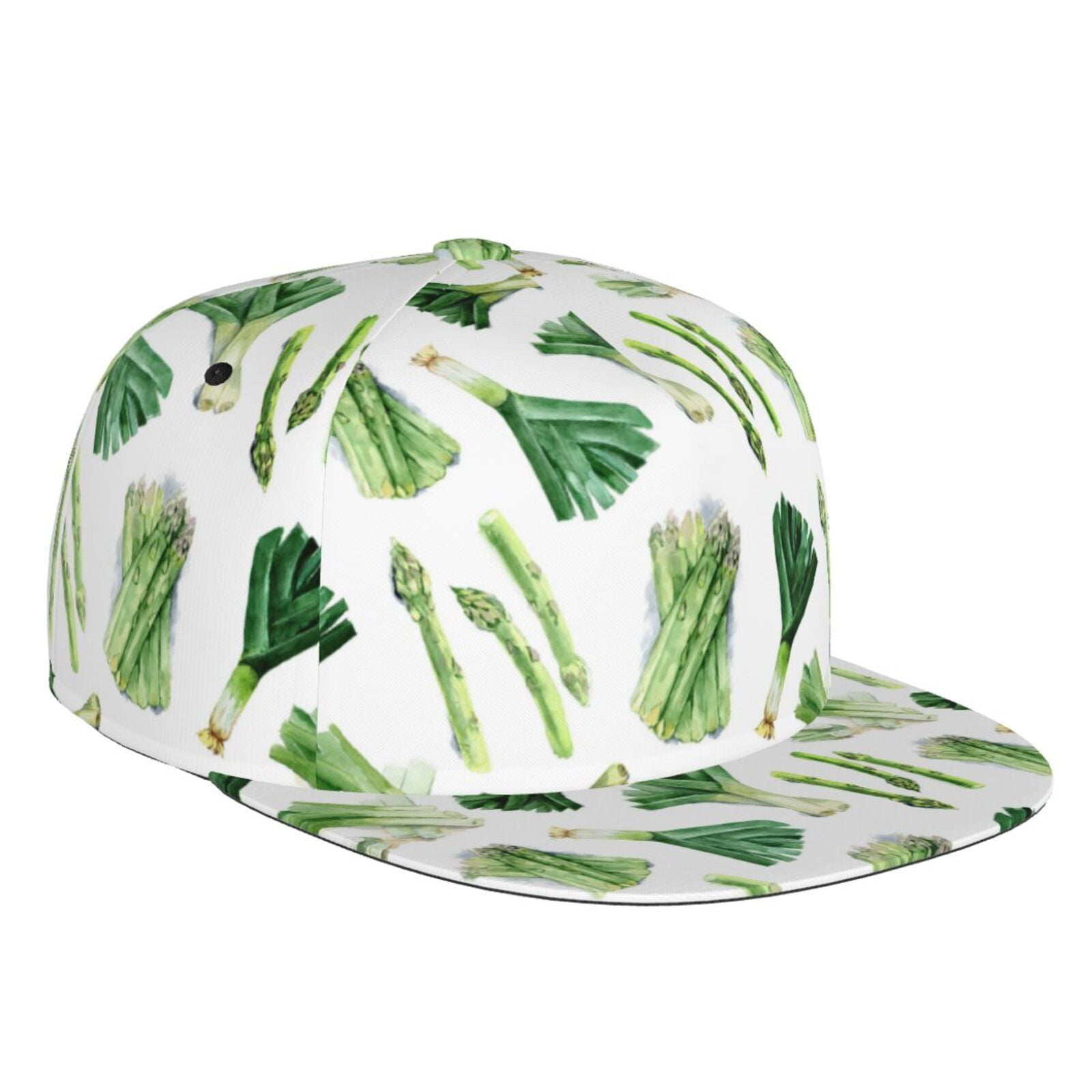Baseball Cap vegetable Asparagu Flat Brim Hats for Men and Women ...