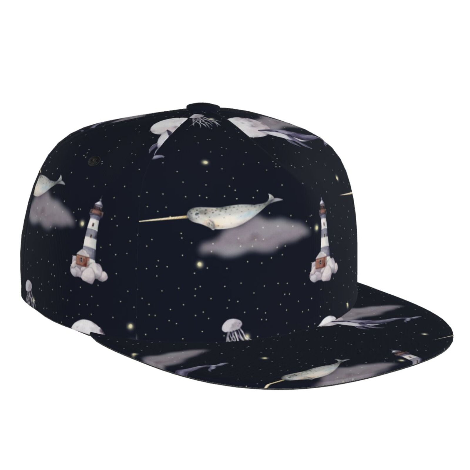 Baseball Cap - whale jellyfish moon stars space Hats for Men/Women Low ...