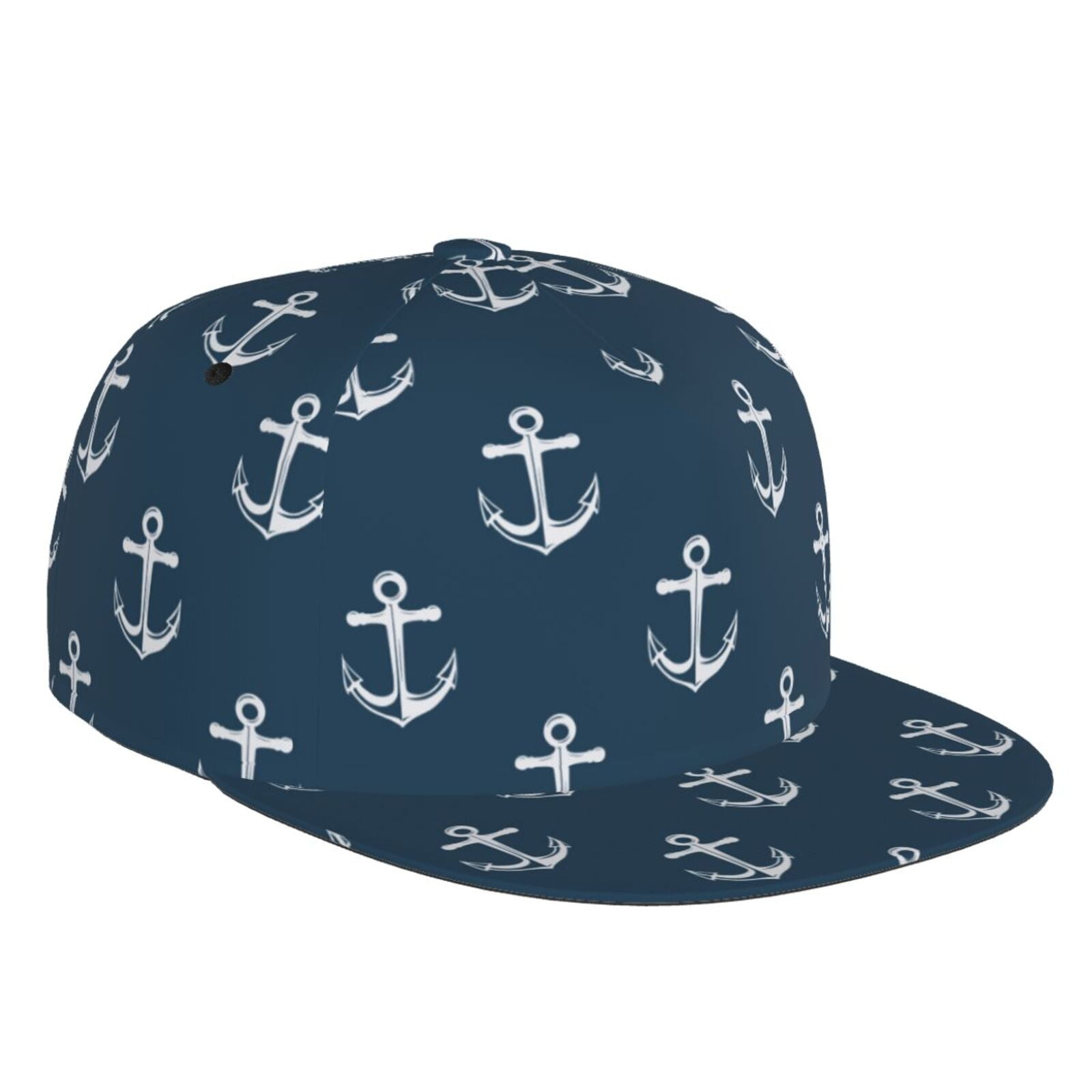 Baseball Cap - white Anchor navyblue vintage Hats for Men/Women Low ...