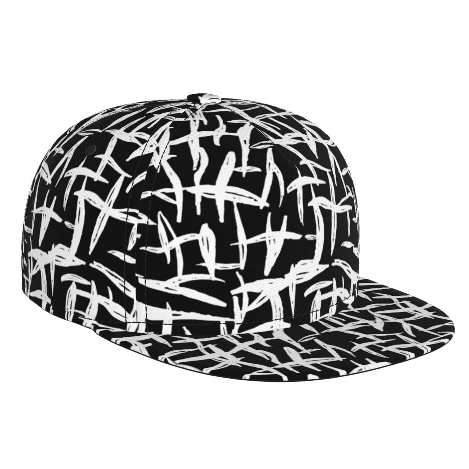 Baseball Cap - white black lines pattern Hats for Men/Women Low Profile ...