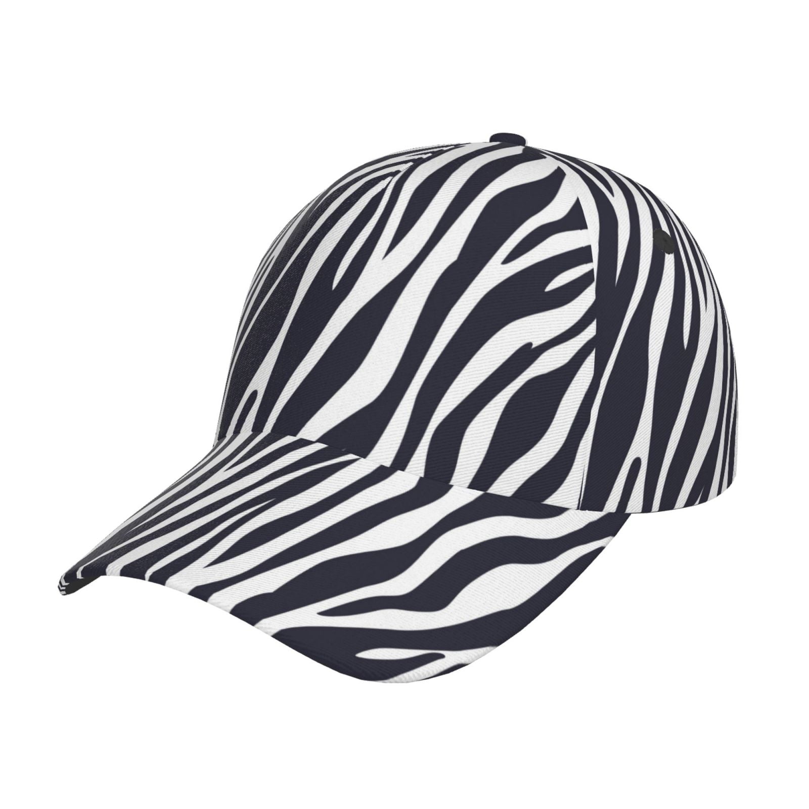 Baseball Cap - zebra print black white print Hats for Men Women Low ...