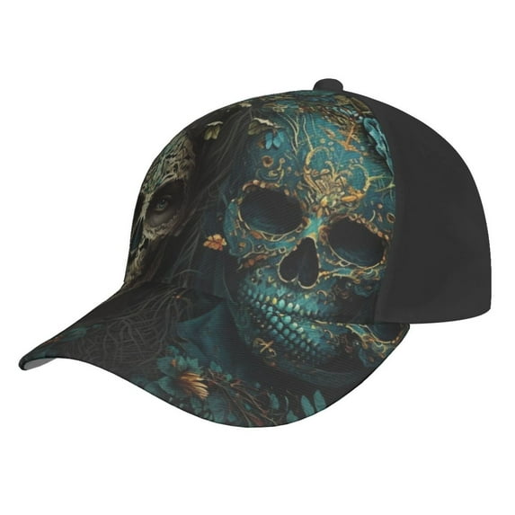 Baseball Caps Adjustable Outdoor 3D Dad Casual Hat Snapback , Skulls ...