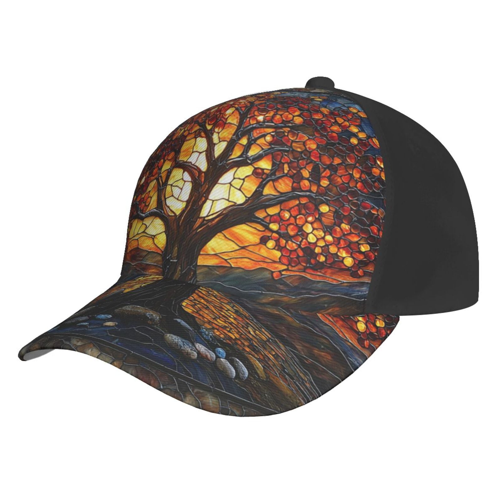 Baseball Caps Adjustable Outdoor 3D Dad Casual Hat Snapback , Tree Life ...