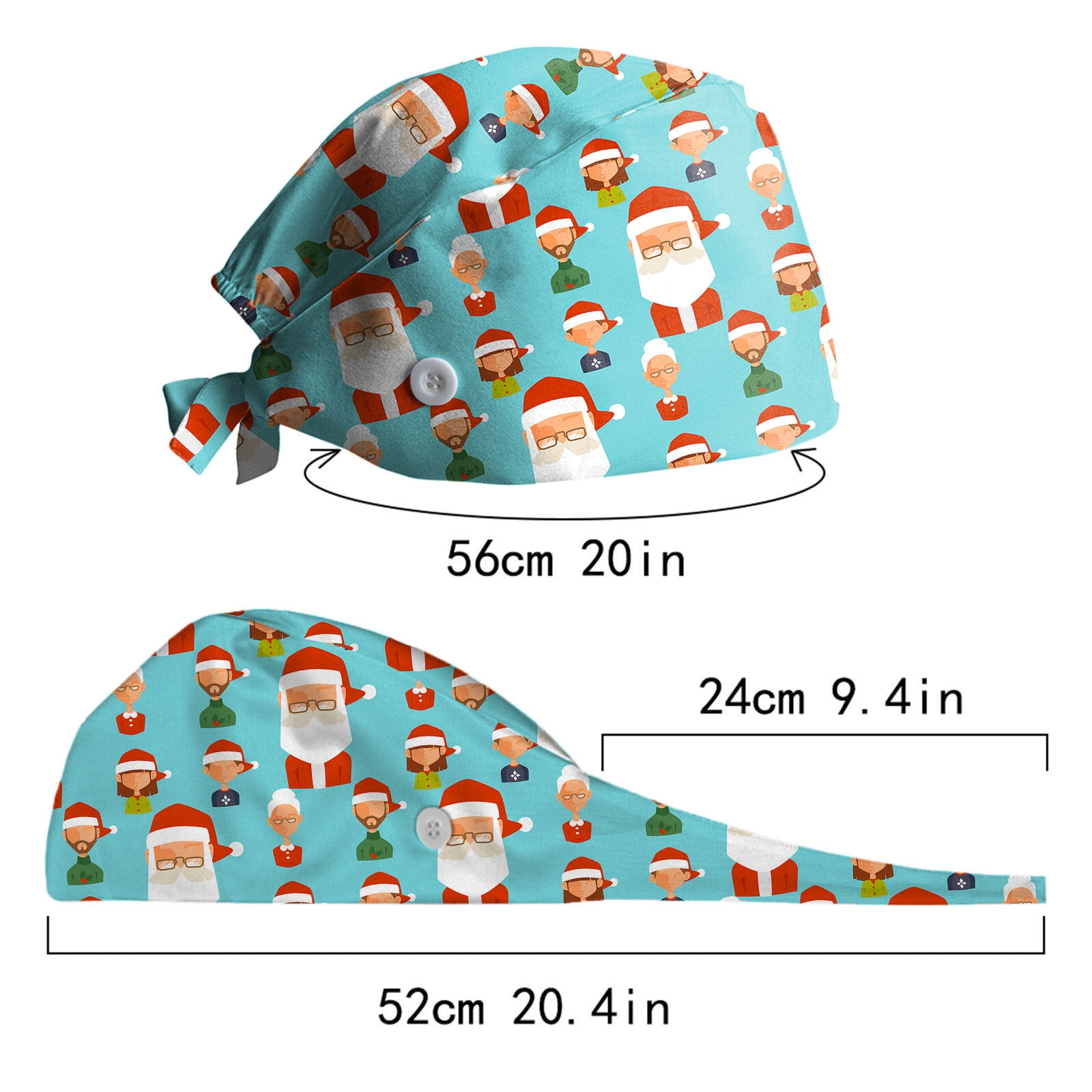 Baseball Caps Adjustable Women Print Stand-Ear Hat for Leisure Everyday ...