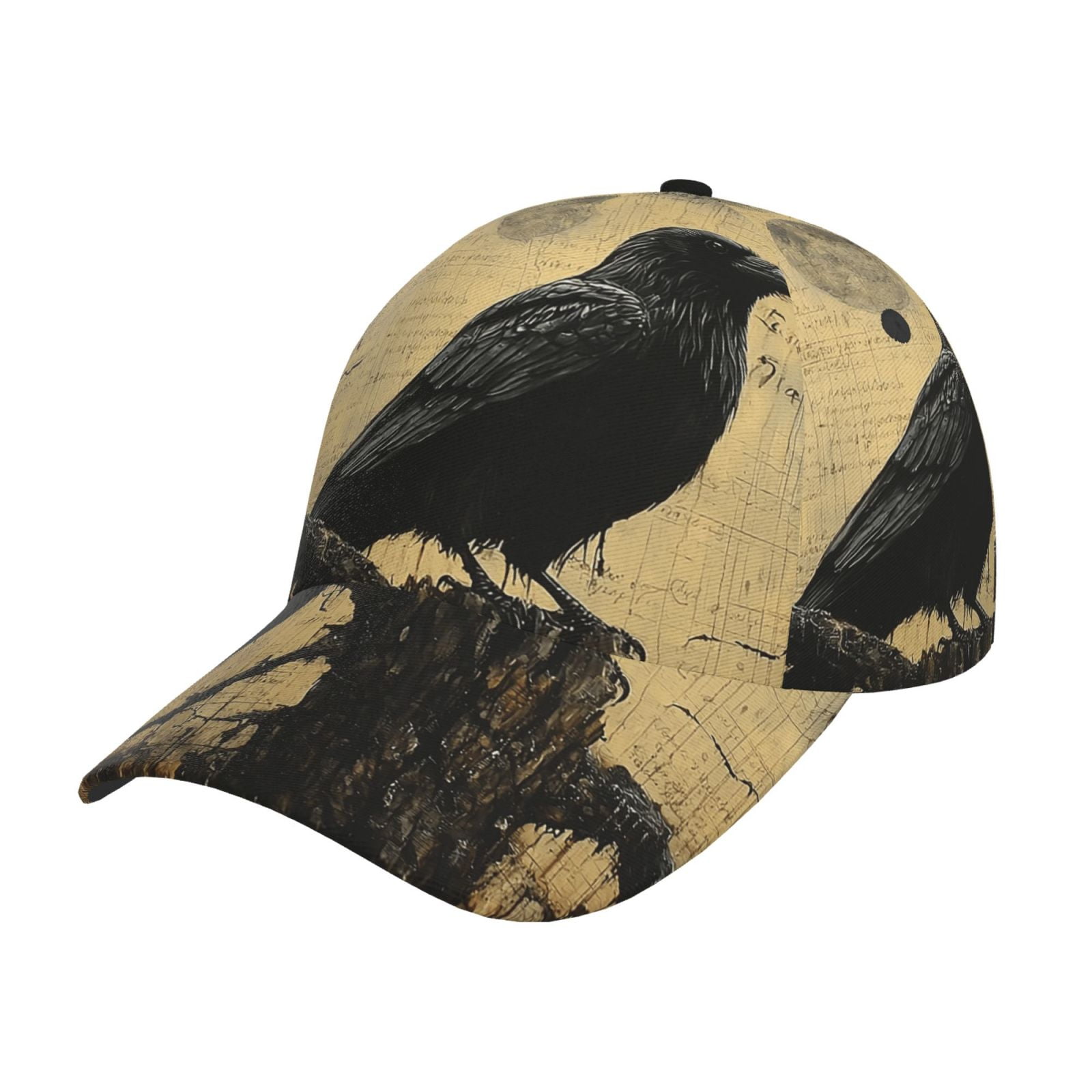 Baseball Caps Dad Trucker Hat Sun Hats Snapback for Outdoor Sport, Crow ...
