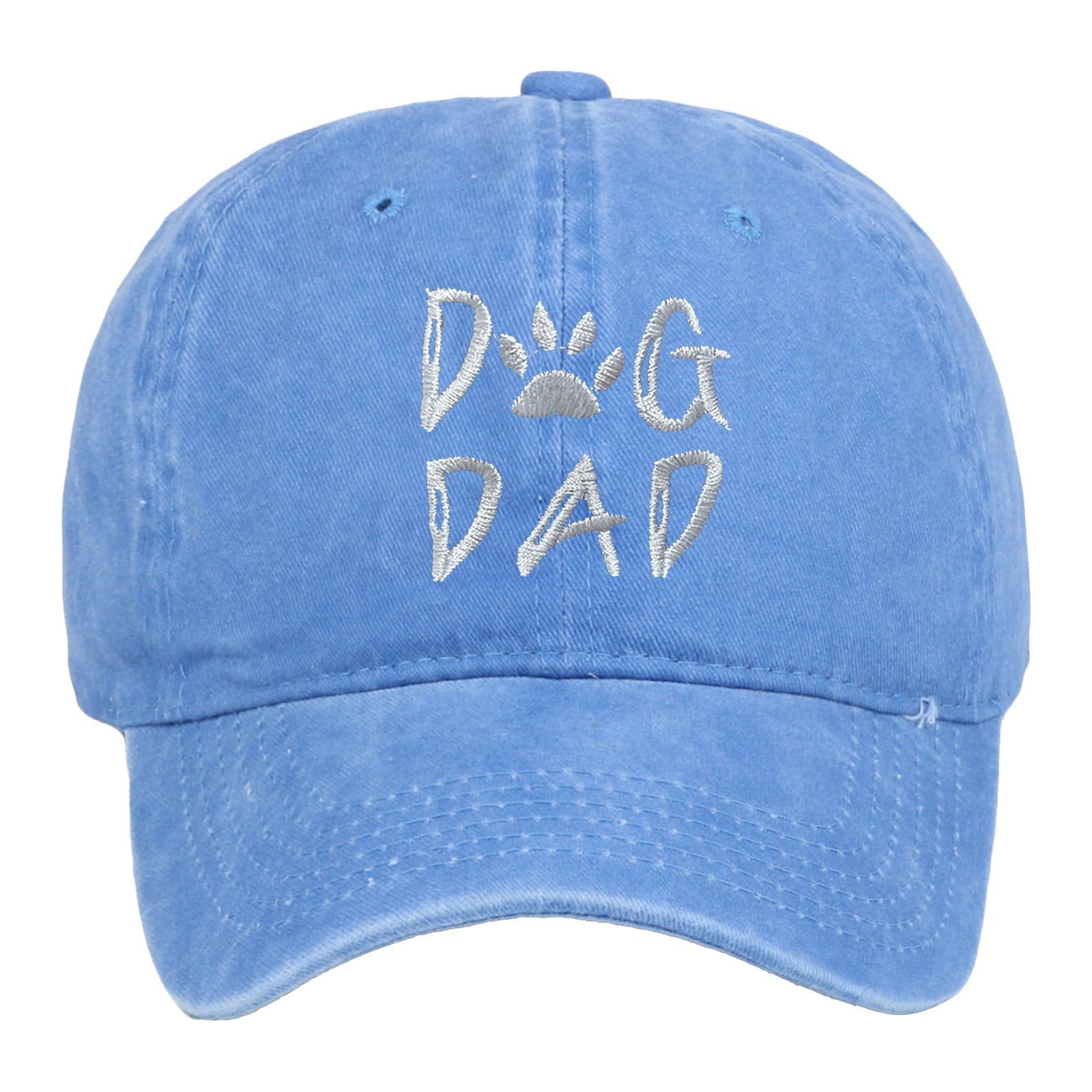 Baseball Caps Dog Dad Embroidered Cap Washable Outdoor Sun Hat for Men ...