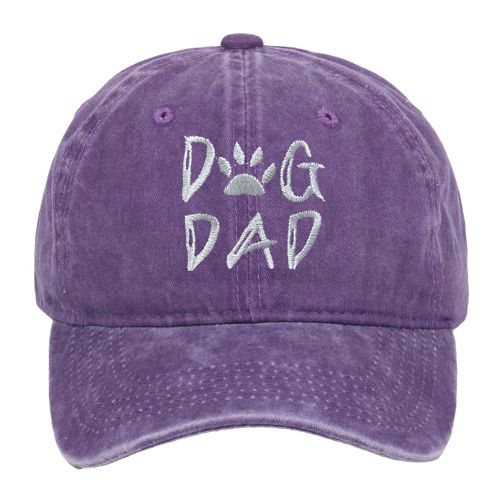 Baseball Caps Dog Dad Embroidered Cap Washable Outdoor Sun Hat for Men ...