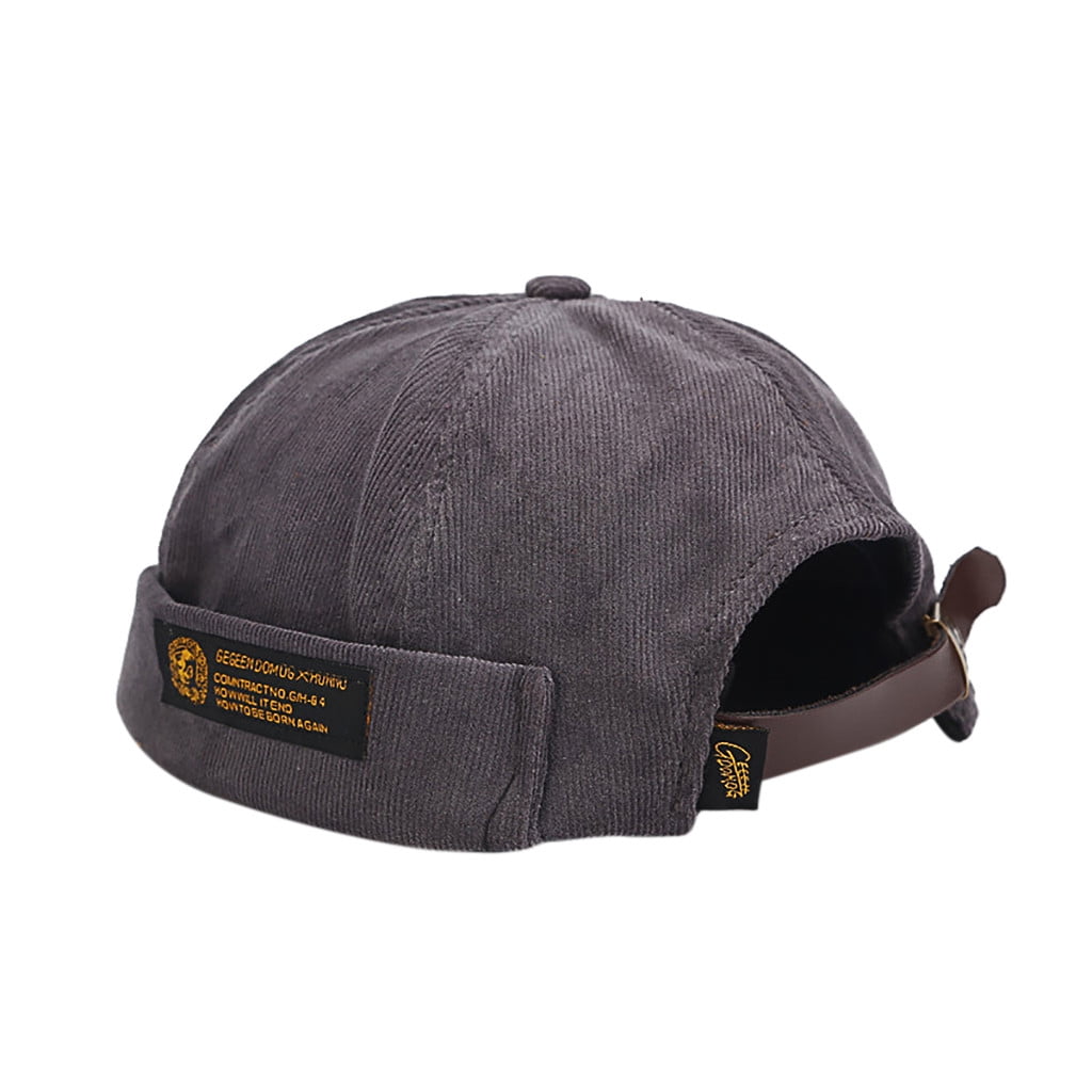 Baseball Caps Fashion for Men and Women Corduroy Sailor Hat Easy ...