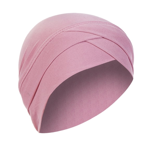 Baseball Caps Hat Turban Scarf Women Solid Cap Ruffle Wrap Functional ...