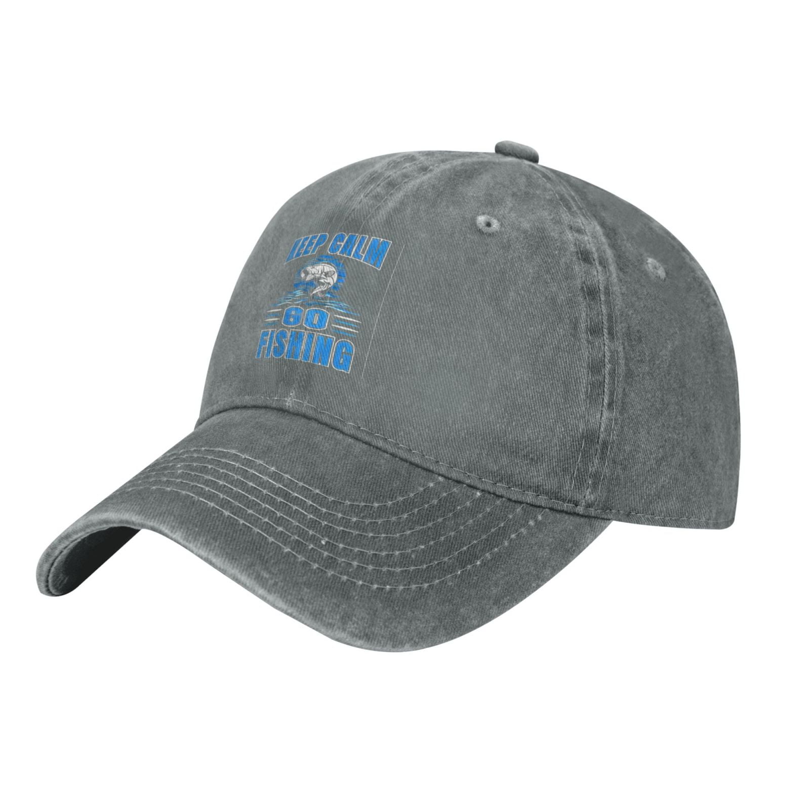 Baseball Caps Keep Calm And Go Fishing 12 Printing Dad Hat Sport Hats ...