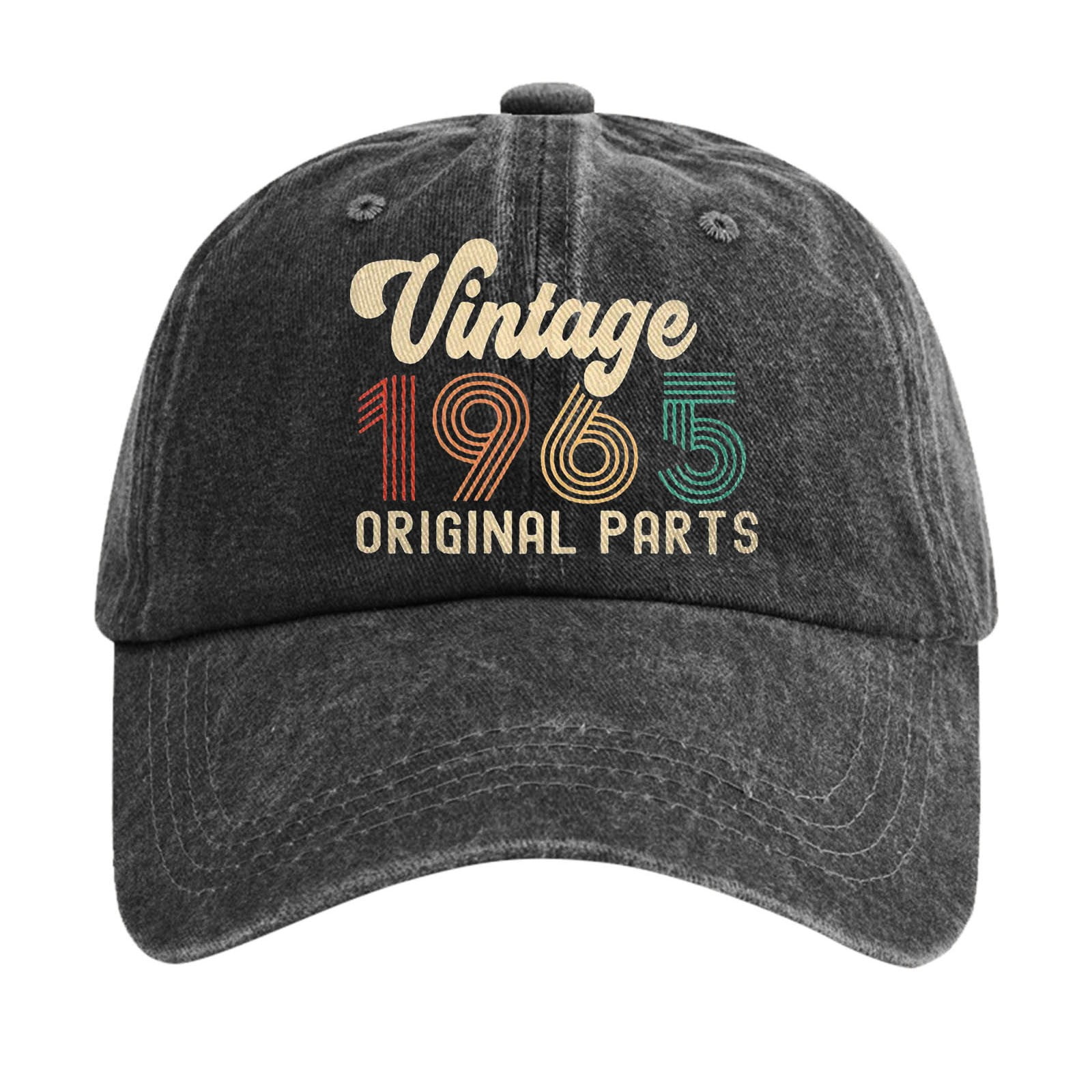 Baseball Caps Men Women Distressed Washed Denim Print Adjustable Unisex ...