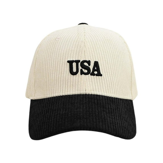 Baseball Caps Men Women Simple Corduroy Baseball Cap Adjustable Unisex ...