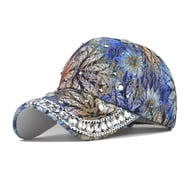 Time & Tru Women's Retro Plaid Flannel Baseball Hat, Adjustable Fit ...