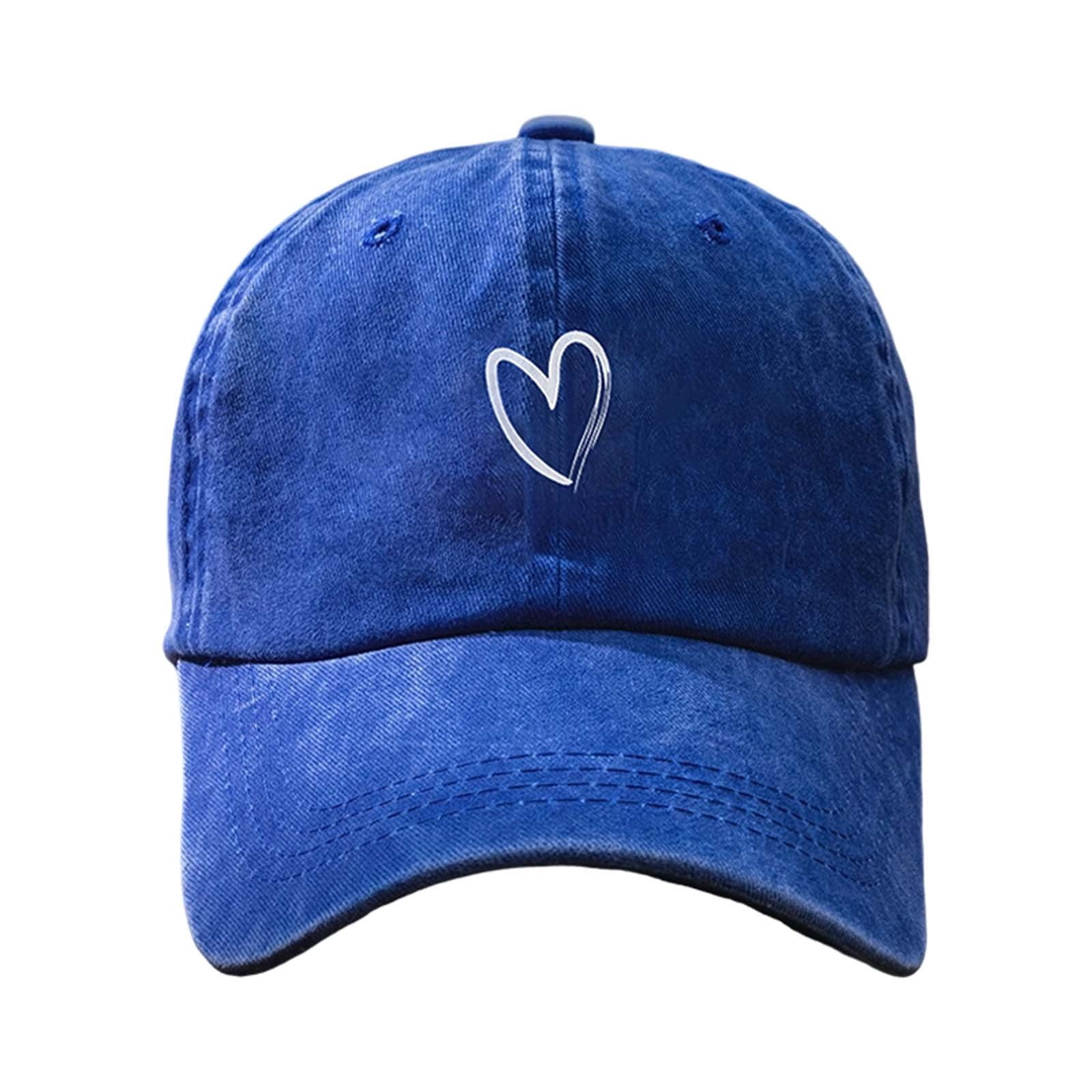 Baseball Caps Stylish Unisex Baseball Cap with Heart Print for Sporty ...