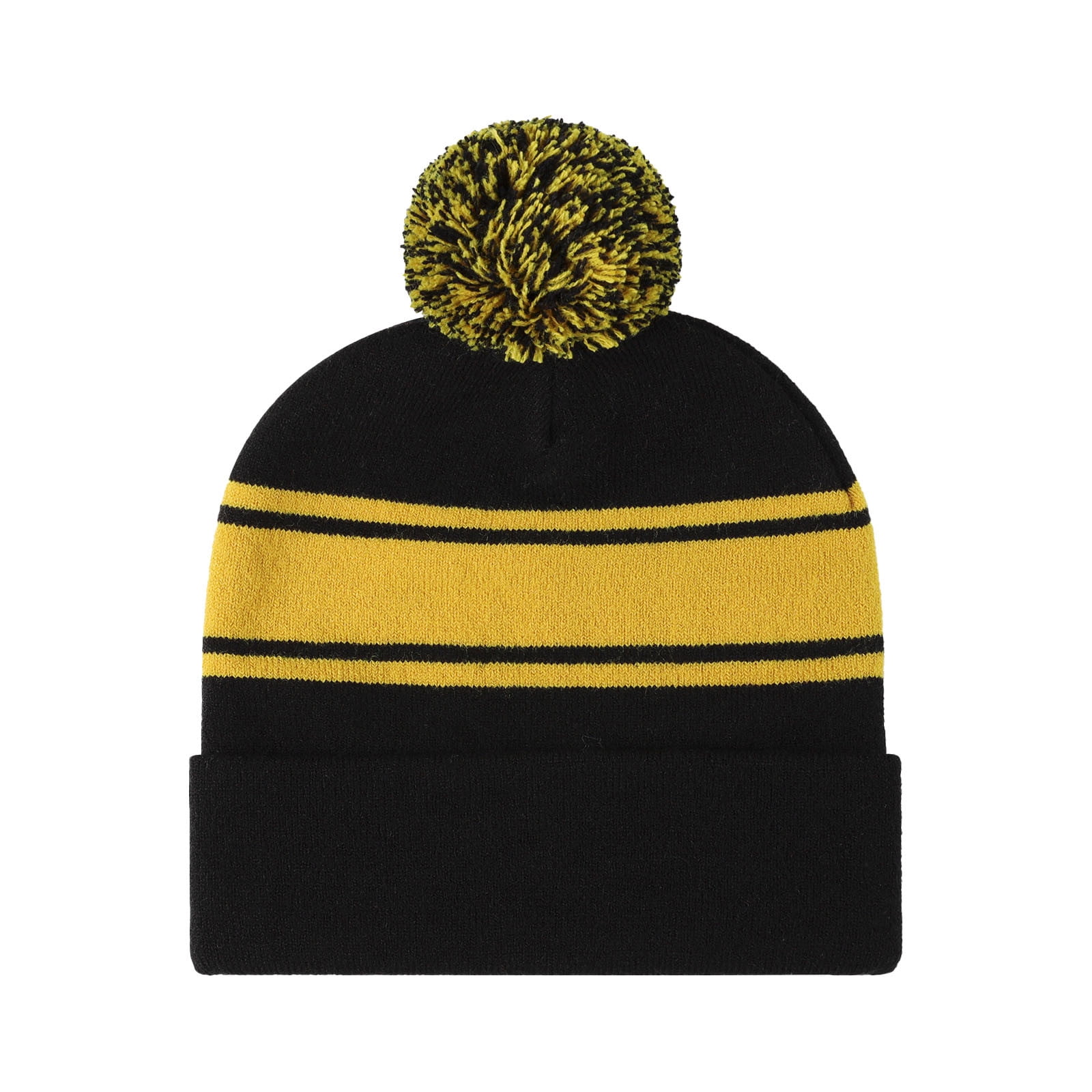 Baseball Caps Uni Warm Knitted Hat with Thick Winter for Cold Weather ...