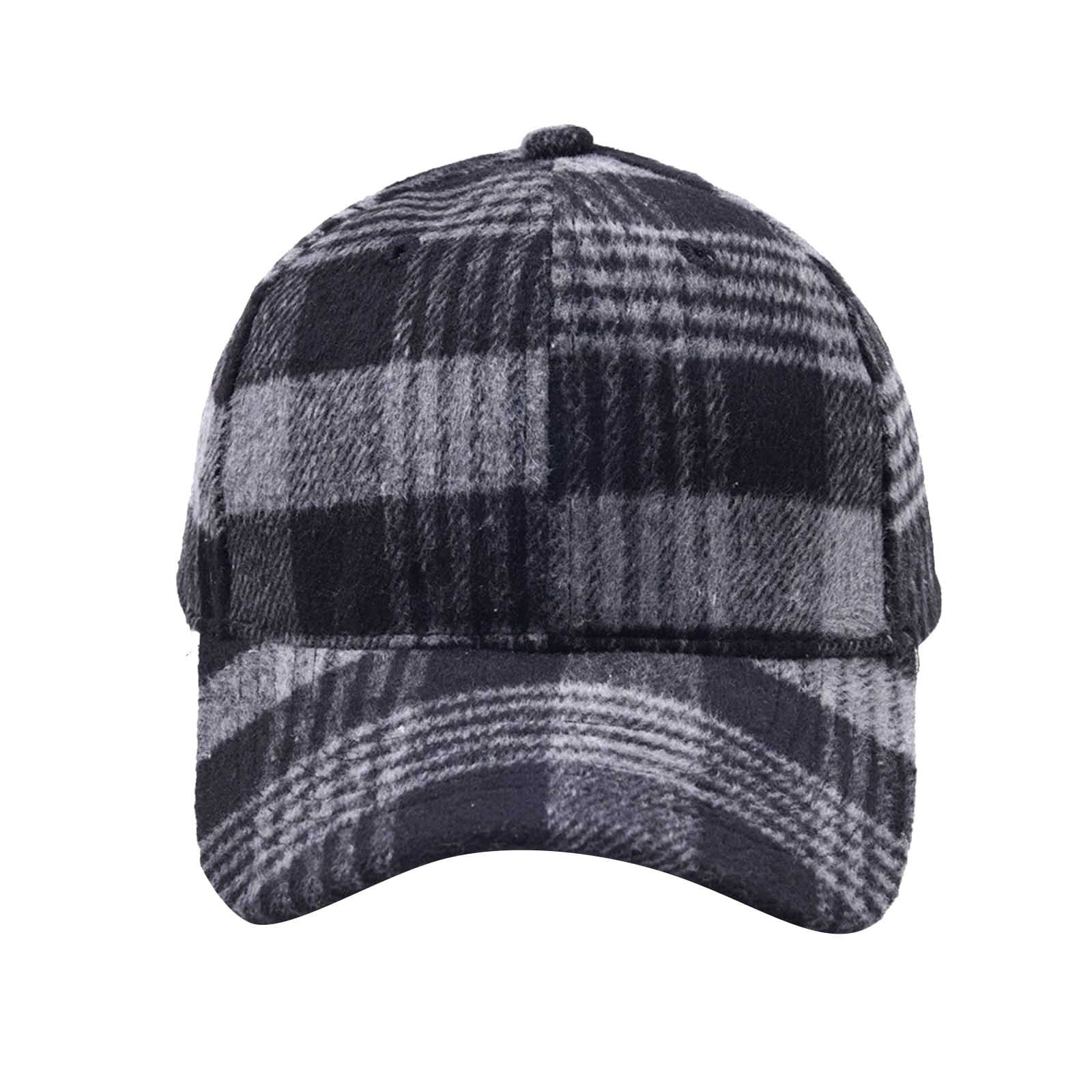 Baseball Caps Unisex Low Profile Cotton Plaid Soft Unconstructed ...
