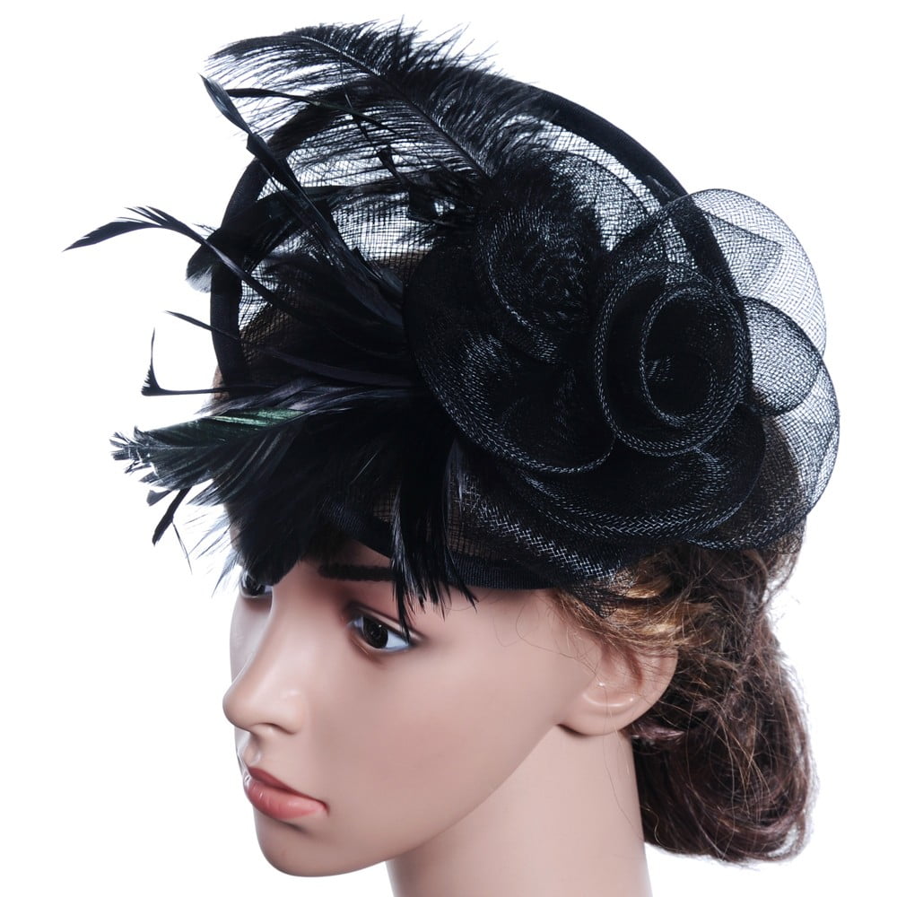 Baseball Caps Wedding and Fascinator Fashion Mesh Hat Ribbons Hat Women ...