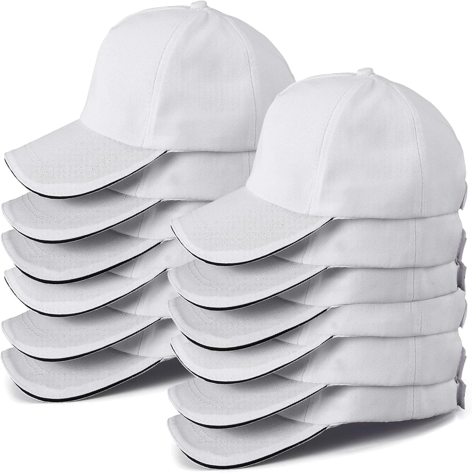 Baseball Caps Youth Adjustable Plain Baseball Hats Blank Hats Bulk for ...