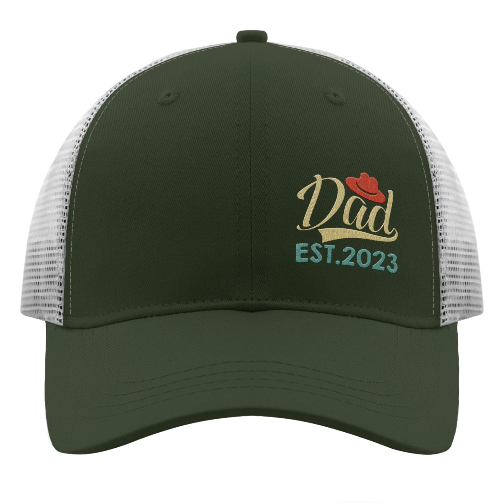 Baseball Caps dad est 2023 in blue and yellow Embroidery Dad Hat for ...