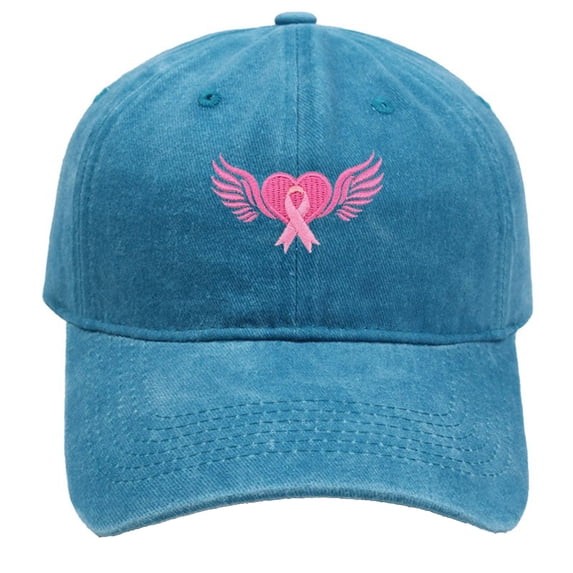 Baseball Caps for Everyday Wear Uni Cancer Ribbon Embroidered Hat for ...