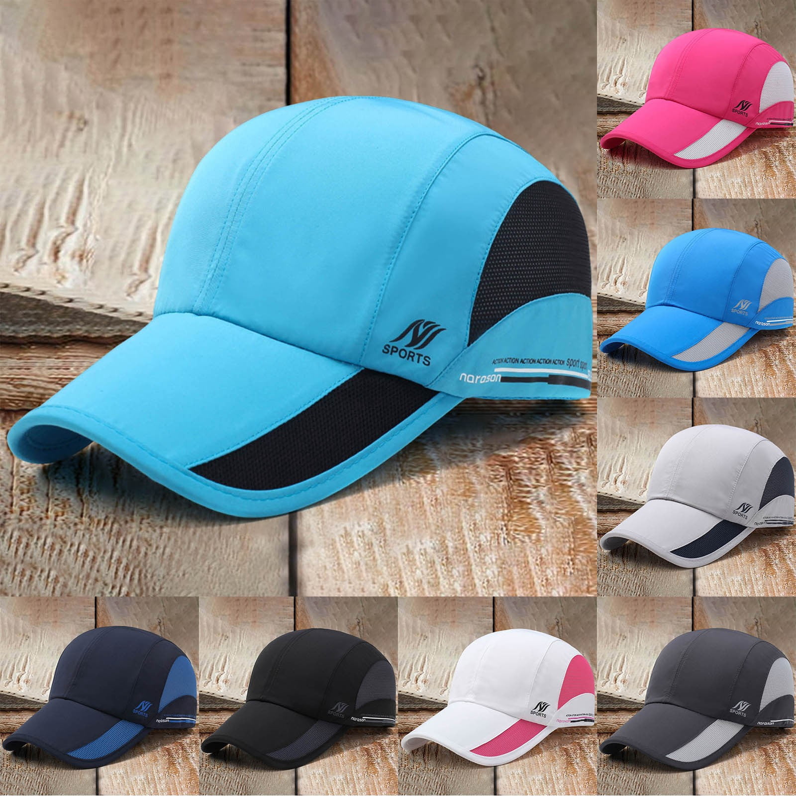 Baseball Caps for Men Women Unisex Sun Protection Sport Hat Adjustable ...
