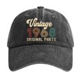 Baseball Caps for Women Washed Denim Printed Cap from Casual Everyday ...
