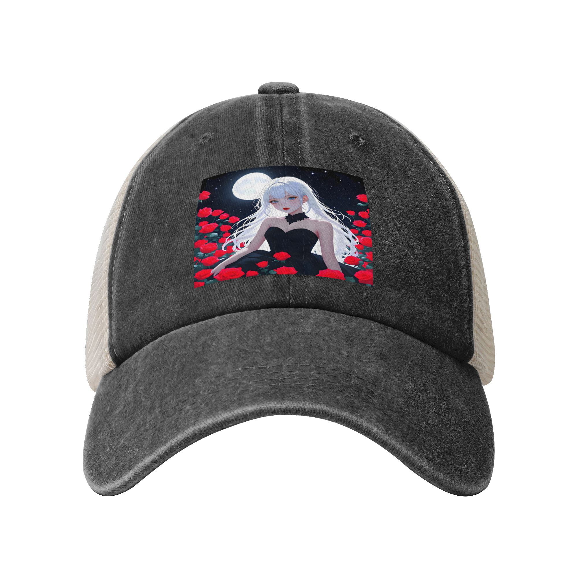 Baseball Caps The girl among the roses (8) Printing Dad Hat Sport Hats for Men,Women Teen ...