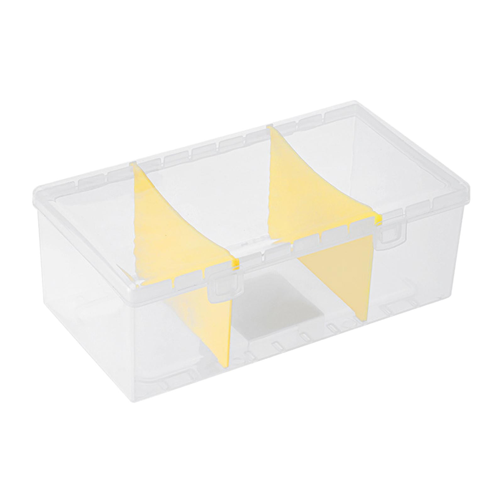 Baseball Card Storage Box Sports Cards Holder Organizer with Dividers ...