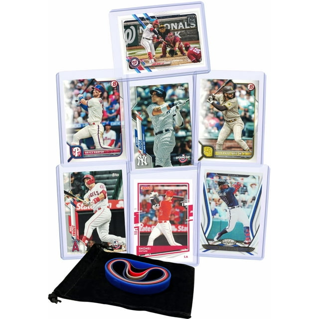 Baseball Cards: Aaron Judge, Shohei Ohtani, Mike Trout, Ronald Acuna Jr., Bryce Harper, Juan ...