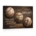 Baseball Christian God S Scripture Sports Talent Your Back To Wood ...