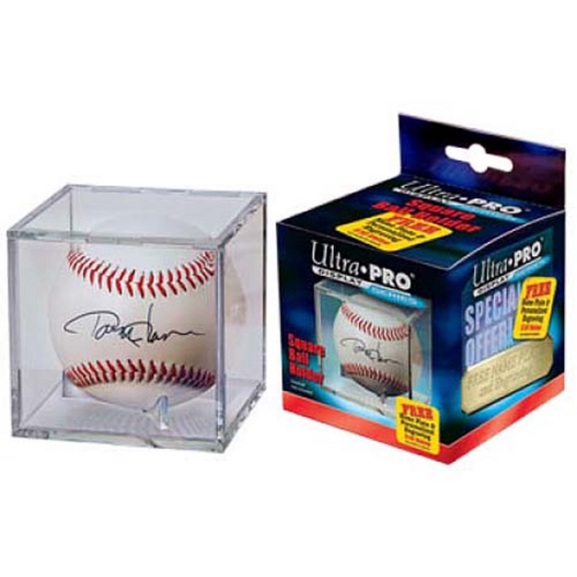 Ultra PRO Baseball Display Case, Clear Square, 2-Piece Slide Lock ...